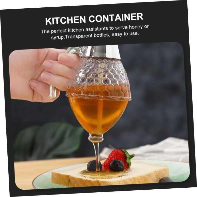 Jual Honey Dispenser Jar Botol Madu Sirup Serbaguna 200ml H1742 Toples ...