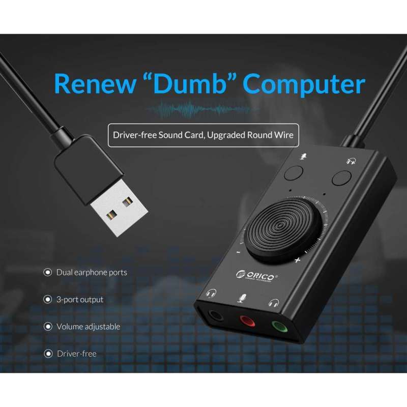 Jual Multifunction External Sound Card Usb Sc2 Sound Soundcard Mixer ...