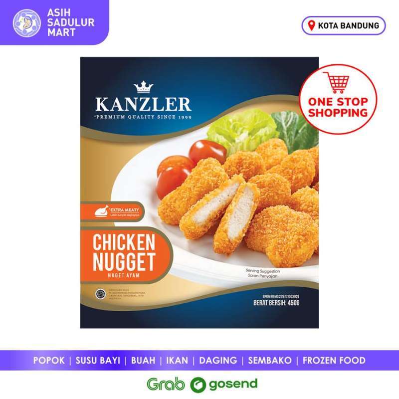 Jual Kanzler Chicken Nugget Premium 400gr Frozen Bandung Di Seller Asih ...
