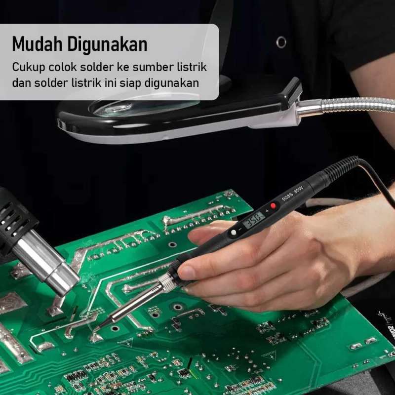 Jual Sonex Electric Solder Lcd Soldering 80w 220v 908s Alat Lash Lift ...