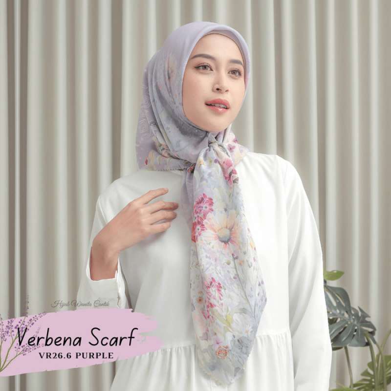 Jual Hijabwanitacantik - Segiempat Verbena Scarf Series | Hijab Voal ...