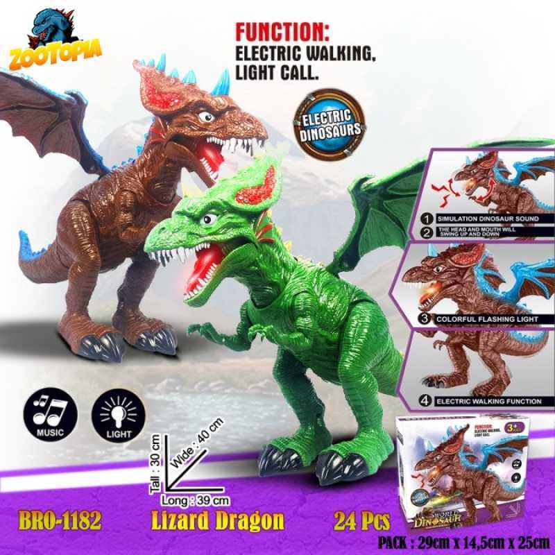 Promo Lizard Dragon Naga Sayap Mainan Dino Hewan Animal Binatang Satwa ...