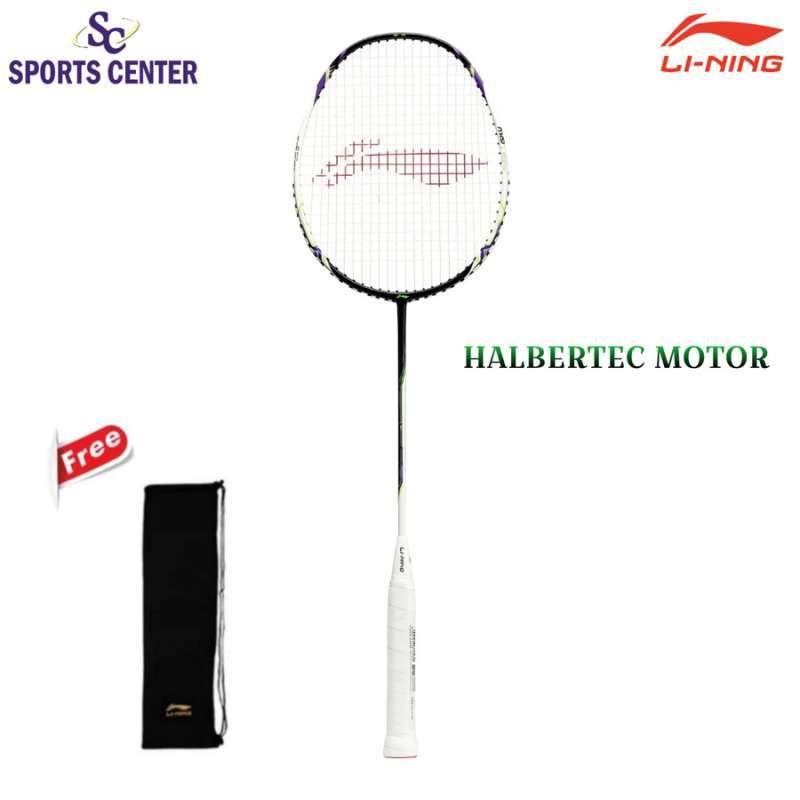 Promo New Raket Badminton Lining Halbertec Motor Aypu073 Pearl White ...