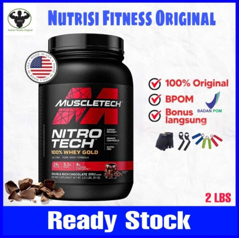 Promo Muscletech - Nitrotech Whey Gold 2.2lb Whey Protein Isolate 2.2 ...