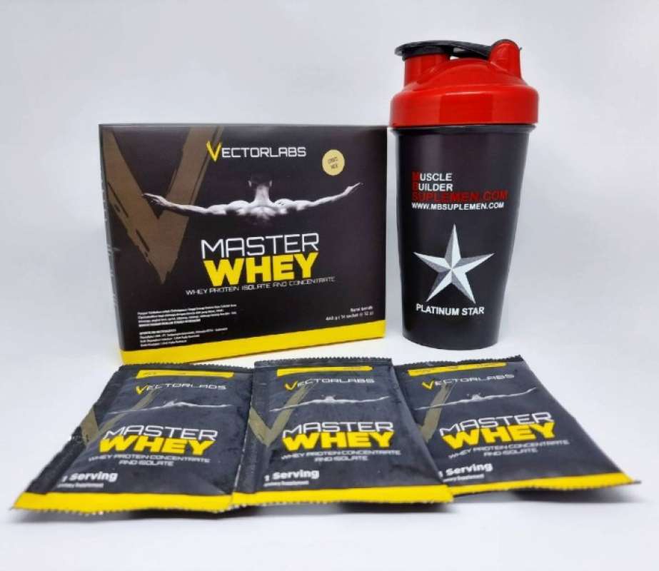 Promo Master Whey Vectorlabs 448 Gram Grams 14 Saset Serv Serving Vector Lab Diskon 33% Di ...