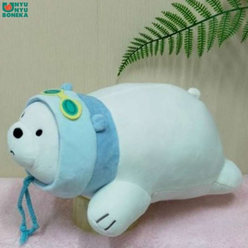 Promo Boneka Laying We Bare Bears Panda Grizzly Ice Bear Beruang Animal ...