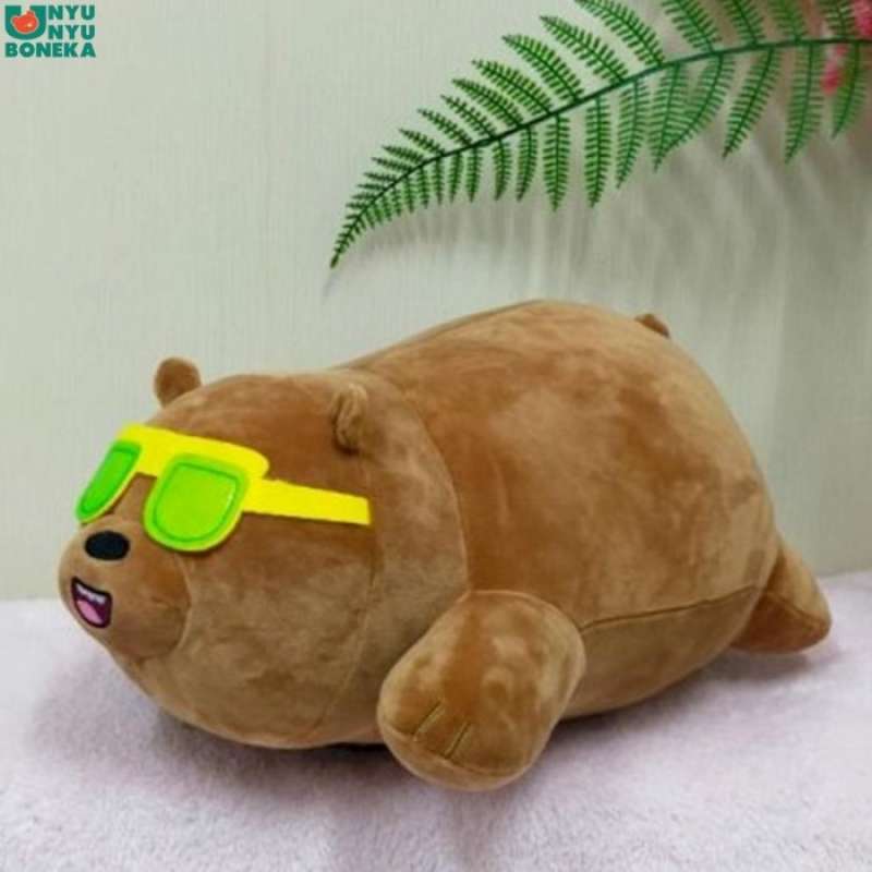 Promo Boneka Laying We Bare Bears Panda Grizzly Ice Bear Beruang Animal ...