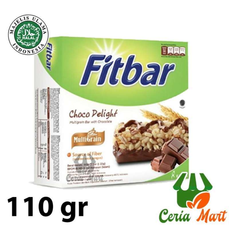 Jual Fitbar Choco Delight Box 110 Gr Snack Sereal Bar Cemilan Diet ...