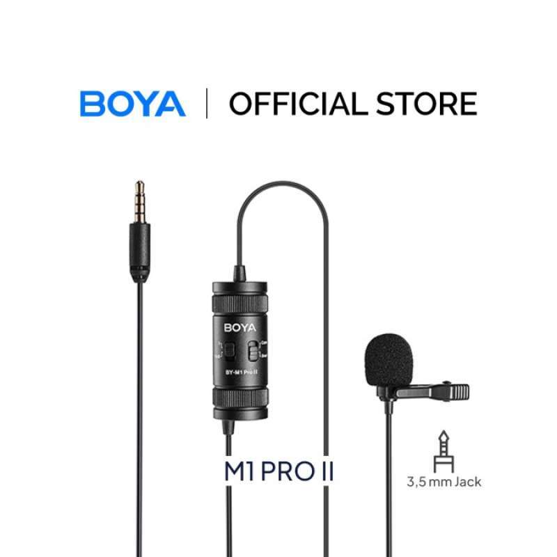 Promo Promo- Boya [official Store] By-m1 Pro Ii Lavalier Clip On Mic ...