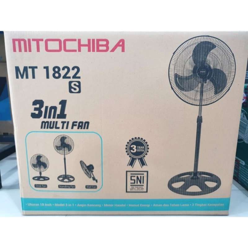 Promo Stand Fan Advance Tds-18 Kipas Angin Besi 18 Inch Multifungsi 3 ...