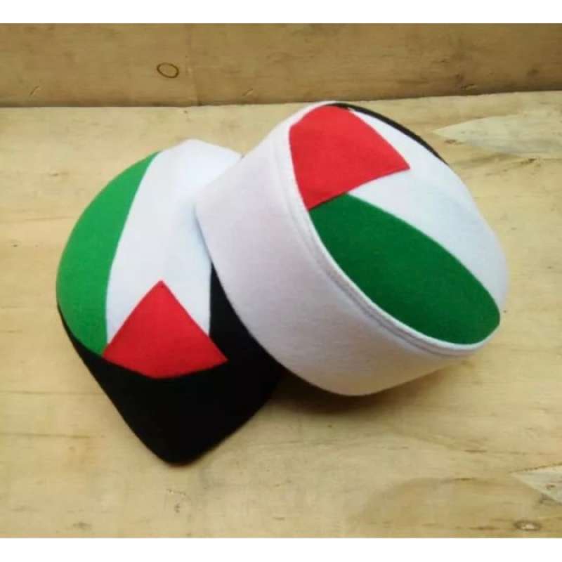 Jual Grosir Kopiah Palestine | Lobe Palestin Bahan Bludru | Peci Anak ...