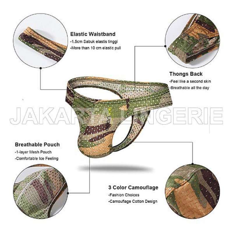 Jual Jakarta Lingerie Jlg156 Great Army - Gstring Cd Khusus Pria Sexy ...