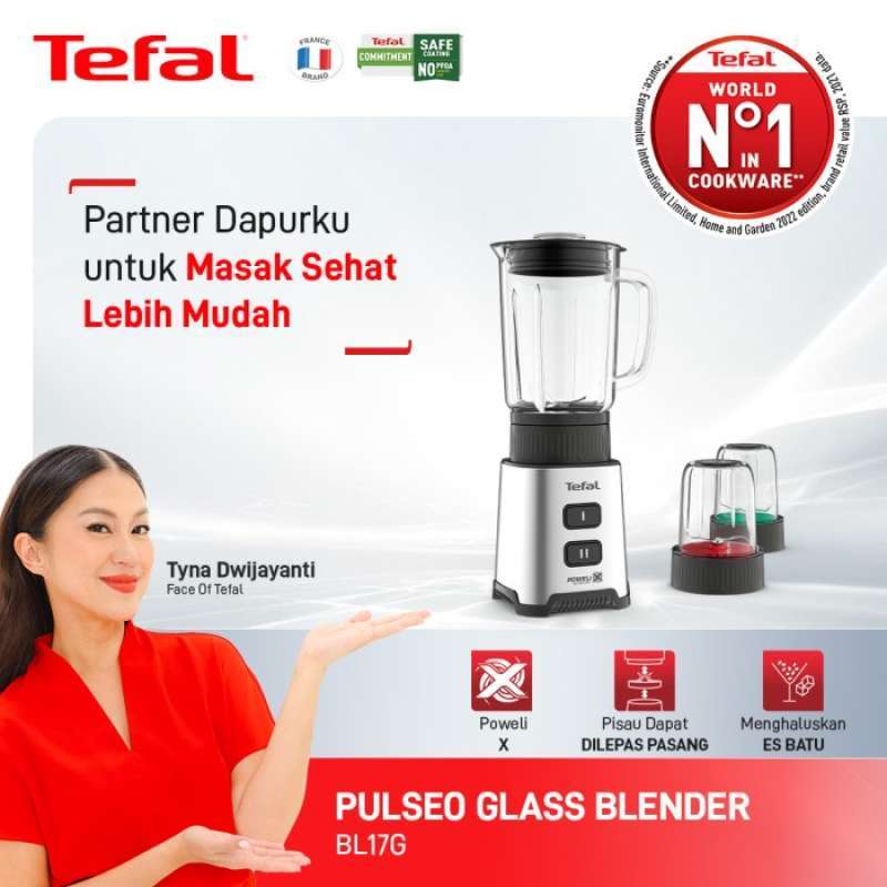 Promo Tefal Blender Pulseo Glass Low Watt / Hemat Energi Series Bl17g Diskon 33% Di Seller ...