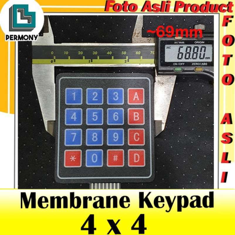 Jual Membrane 4x4 Keypad 4 X 4 Tombol Switch Membran Matrix Di Seller ...