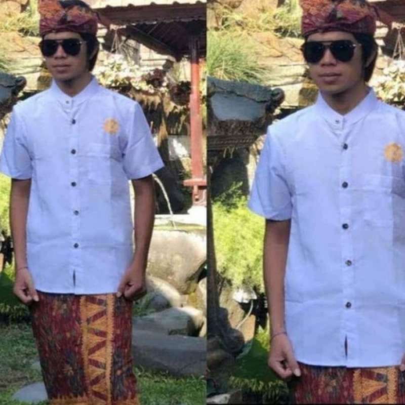 Jual Baju Semi Safari Pria Pakaian Adat Bali Di Seller Zati Shop ...