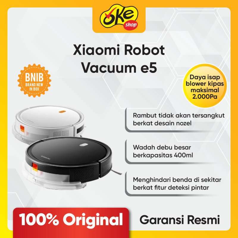 Jual Xiaomi Robot Vacuum E5 Di Seller Okeshop O2o Official Store - Xiaomi Grand Indonesia - Kota ...