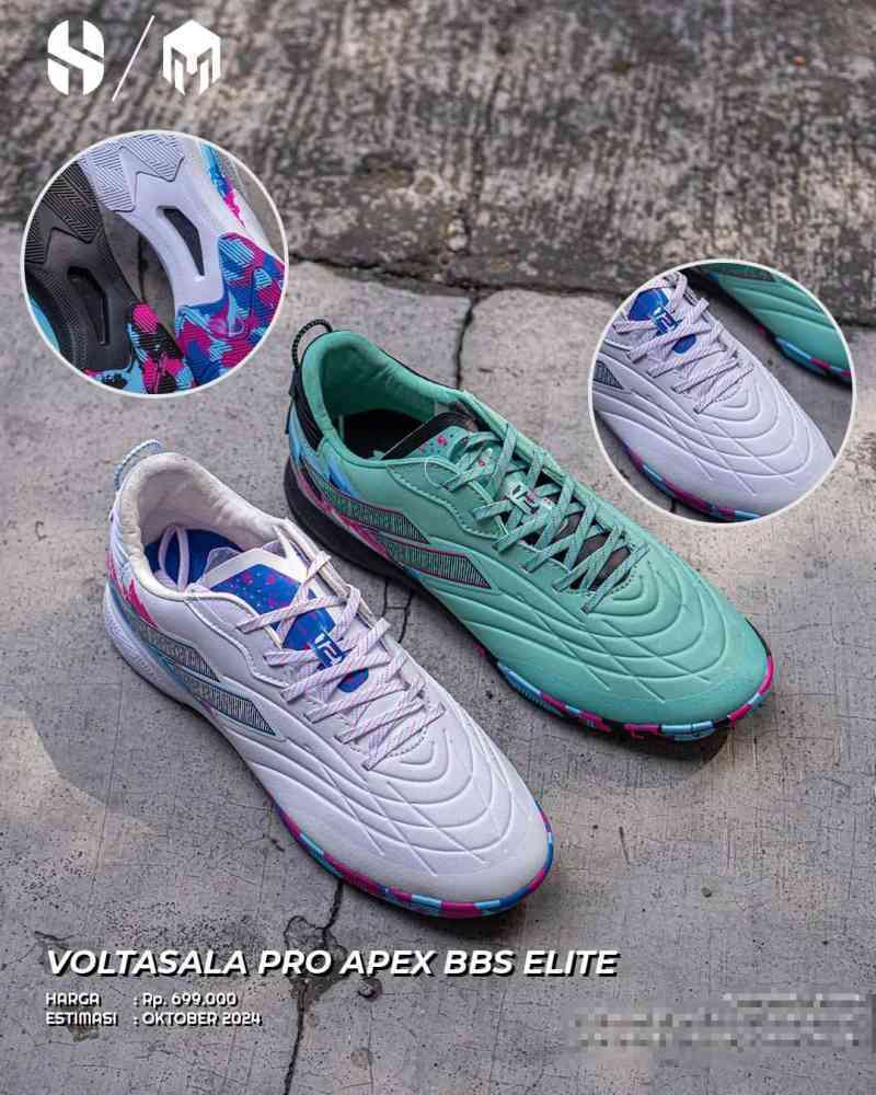 Promo Mills Sepatu Futsal Voltasala Pro Apex Bbs Elite Green Black ...