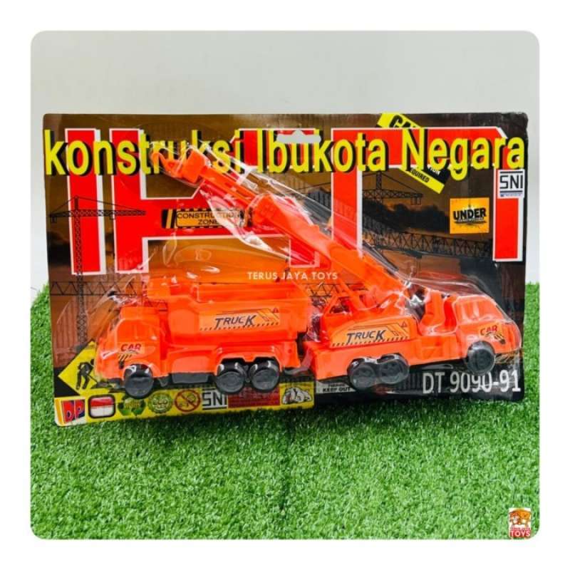Promo Mainan Mobil Konstruksi Dump Truk / Mobil Truk Derek - Truk 2pcs ...