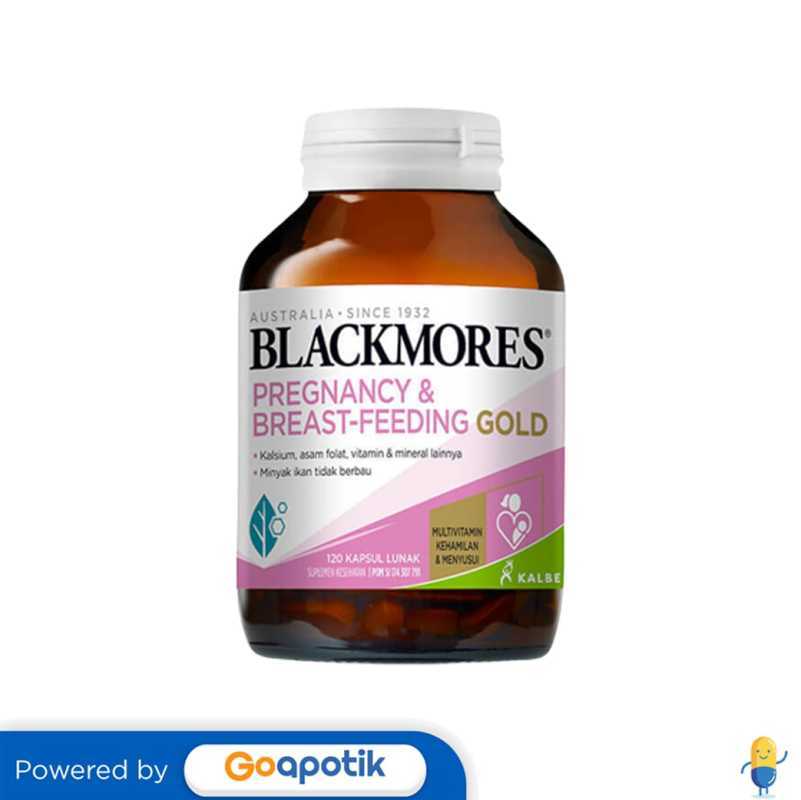 Jual Blackmores Pregnancy & Breastfeeding Gold Botol 120 Kapsul Di ...