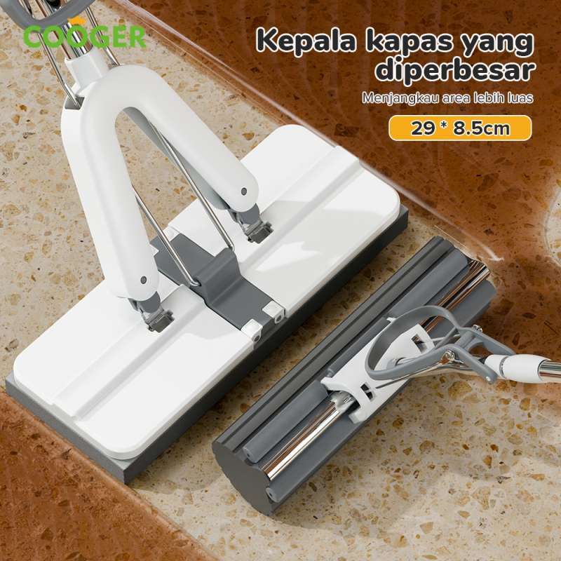 Promo Mall Inline Badgecooger Alat Pel Lantai Busa Sponge Mop Bahan ...
