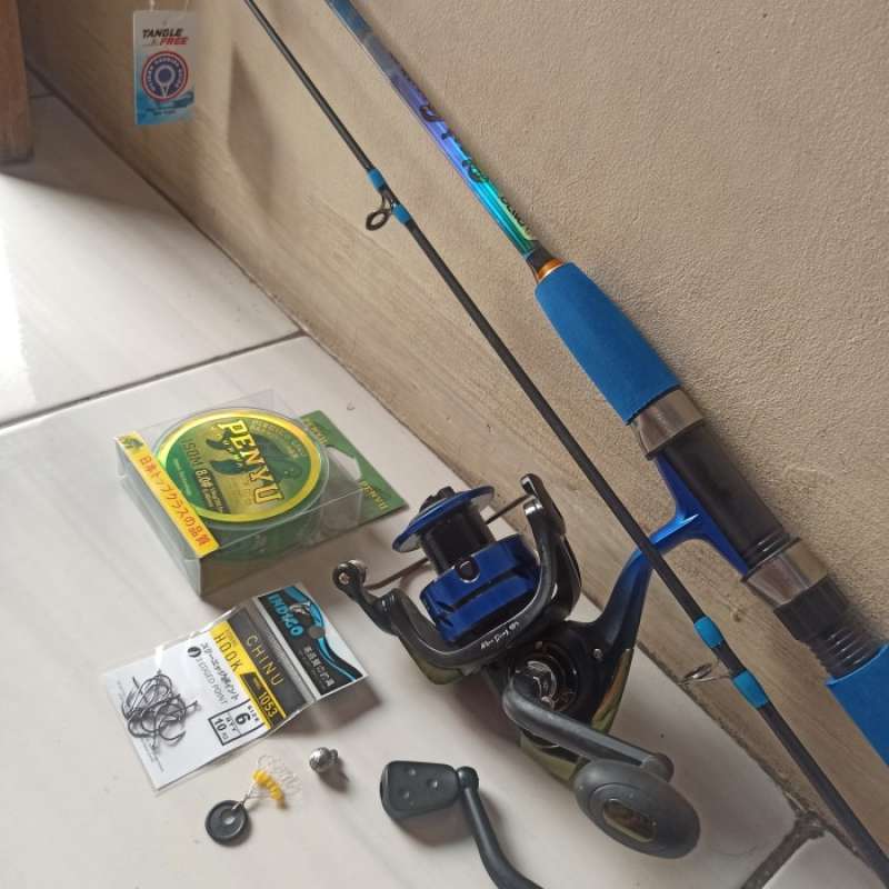 Promo Set Pancing Laut Lengkap Merk Daido Kekuatan 15kg Siap Pakai ...
