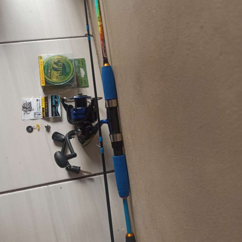 Promo Set Pancing Laut Lengkap Merk Daido Kekuatan 15kg Siap Pakai ...