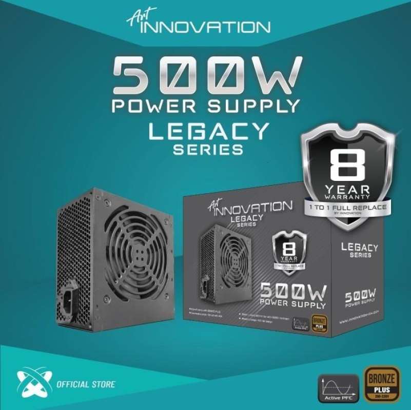Jual Power Supply Innovation 500w 80+ Bronze / Psu Powersupply 500 Watt ...