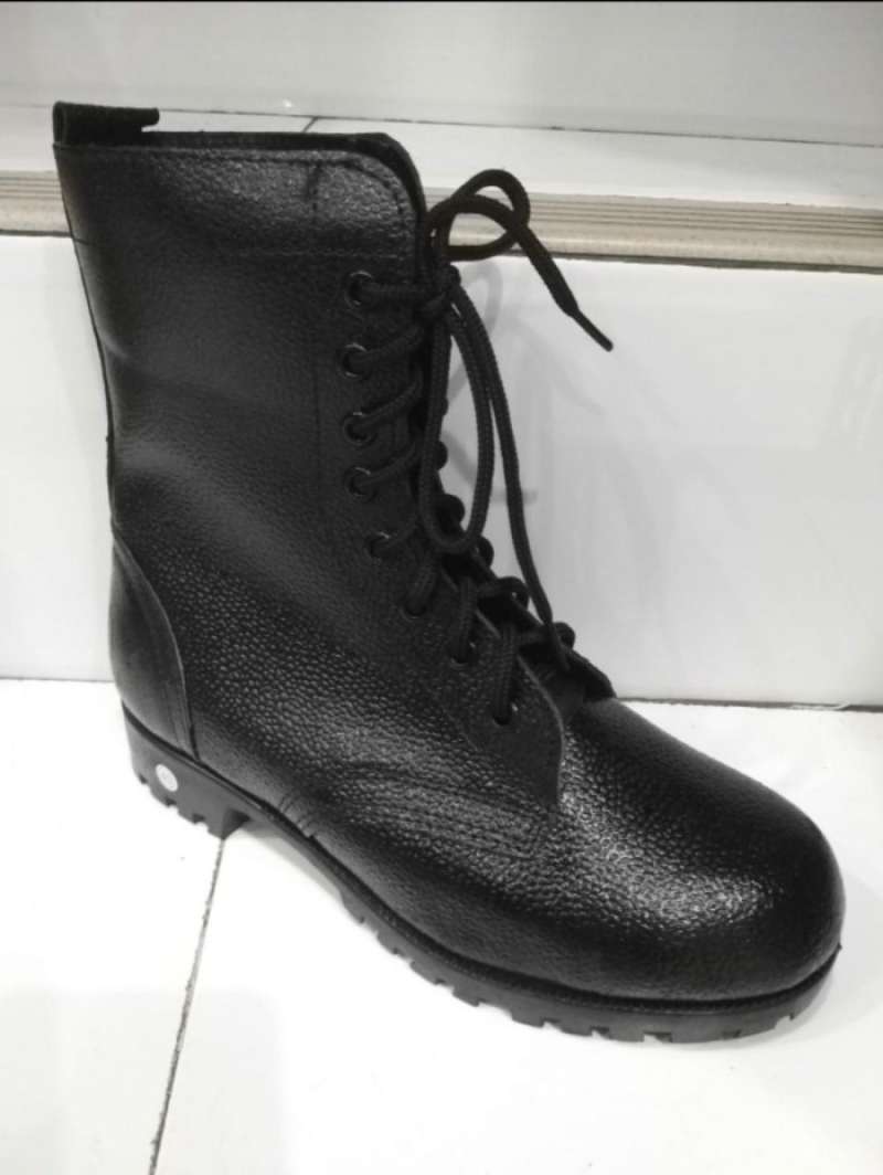 Jual [premium] Sepatu Pdl Kulit Jeruk Hansip Satpam Security Tni Polri ...