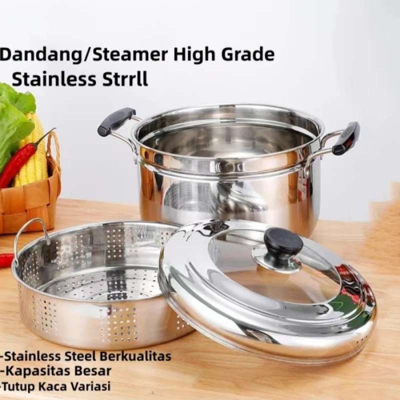 Jual Calypso Japanese Steamer 30cm Kukusan Langseng Stainless - 30cm Di ...