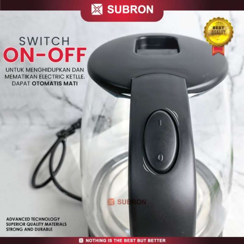 Jual Subron Teko Termos Kettle Kaca Listrik Elektronik Multifungsi 450w ...