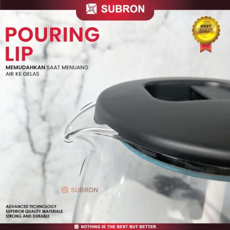Jual Subron Teko Termos Kettle Kaca Listrik Elektronik Multifungsi 450w ...
