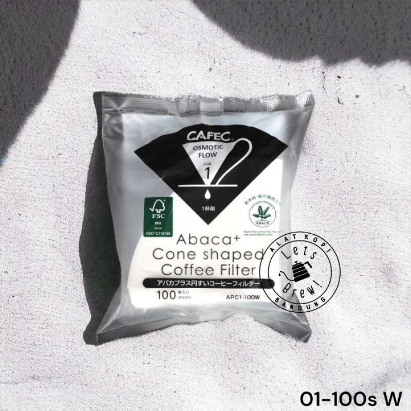 Jual Paper Filter Cafec Abaca Osmotic Flow / Paper Filter V60 Di Seller ...