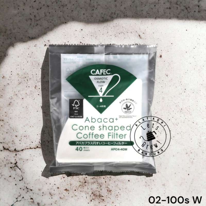 Jual Paper Filter Cafec Abaca Osmotic Flow / Paper Filter V60 Di Seller ...