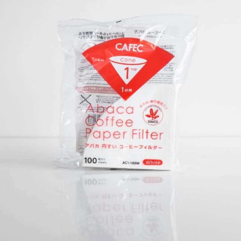 Jual Cafec Abaca Filter Paper 100p | Saringan Kopi V60 White Brown| Ac1 ...