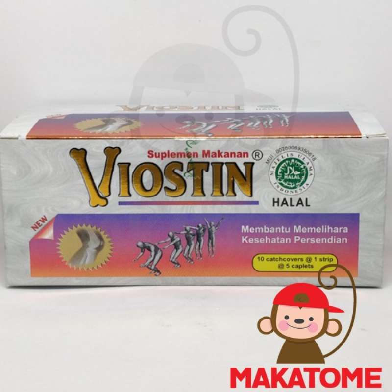 Promo Viostin 50 Caplets Suplemen Vitamin Sendi Glucosamine Chondroitin ...