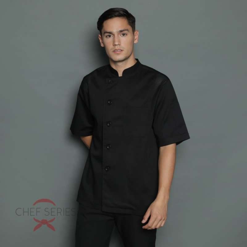 Jual Chef Series Black Mesh Series Tangan Pendek Baju Koki C - Hitam Di Seller Winter ...