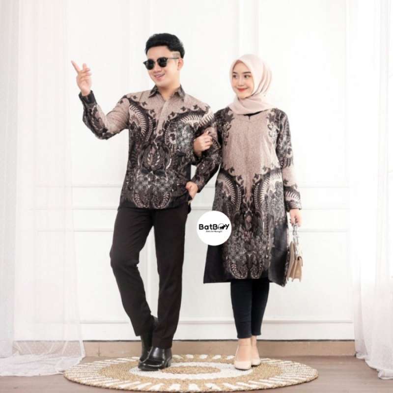 Jual Baju Batik Pasangan Fashion Couple Family Sarimbit Keluarga ...