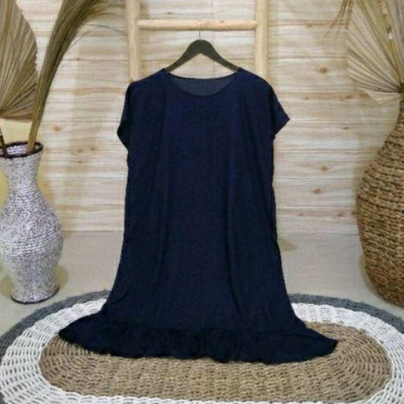 Promo Daster Ruffle Viral Rayon Premium Polos Basic Kekinian Jumbo Adem ...