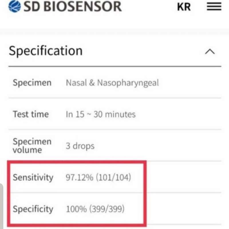 Promo Antigen Biosensor Fastclear Nasal Isi 25 Kemenkes Who Kyk Abbot ...