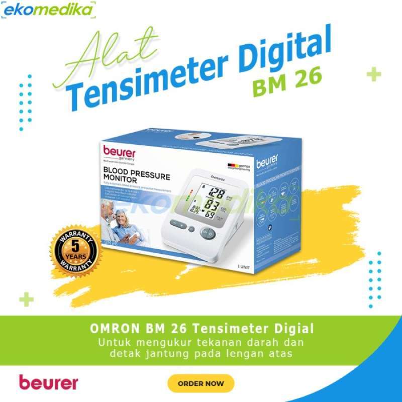 Promo Beurer Bm26 Tensimeter Digital Alat Ukur Tensi Tekanan Darah Bm 26 Diskon 23% Di Seller ...