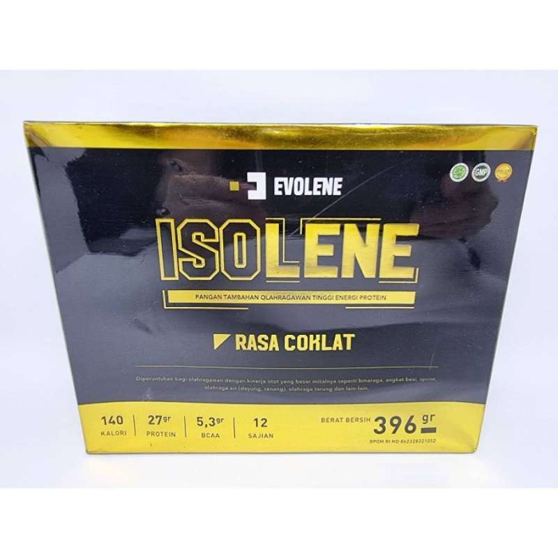 Promo Evolene Isolene Whey Protein Isolate 396 Grams 12 Sachet Iso Lene ...