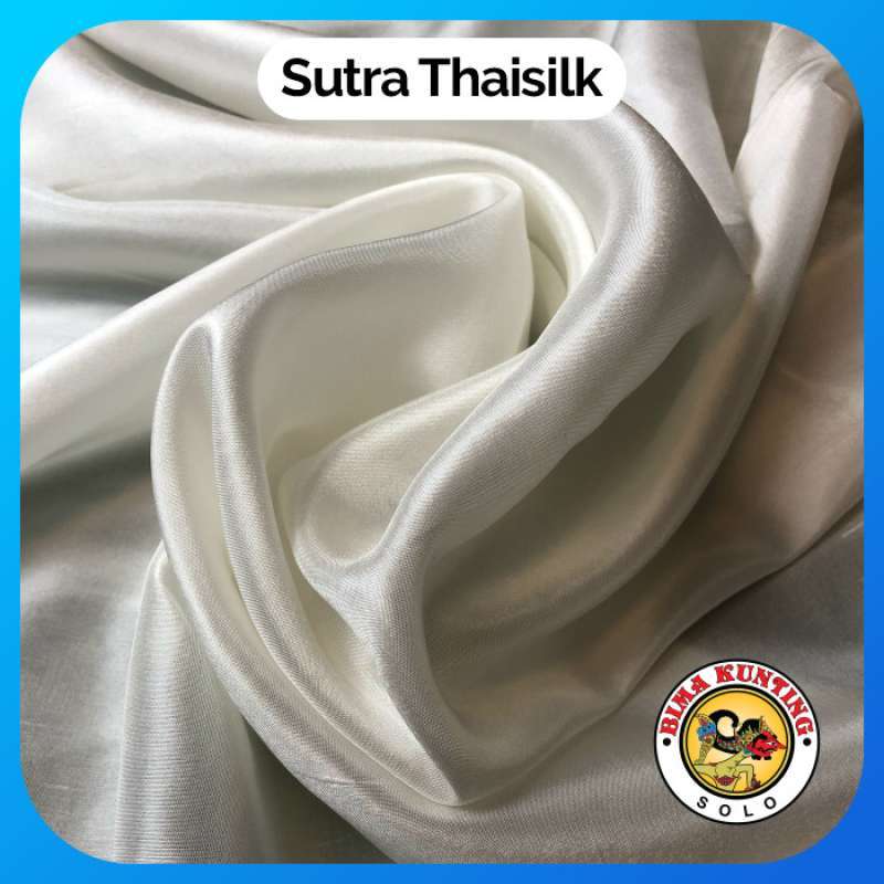 Jual Thai Silk 100% Sutra Asli Dalam Yard Lebar 115 Cm Di Seller Zati ...