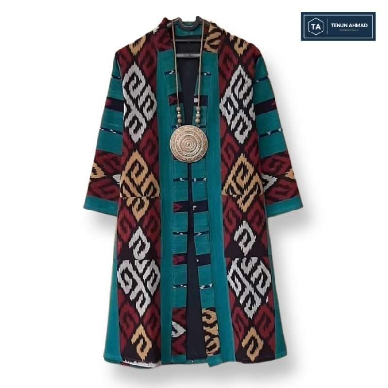 Jual Long Outer Batik Tenun Etnik Wanita Di Seller Zati Shop ...