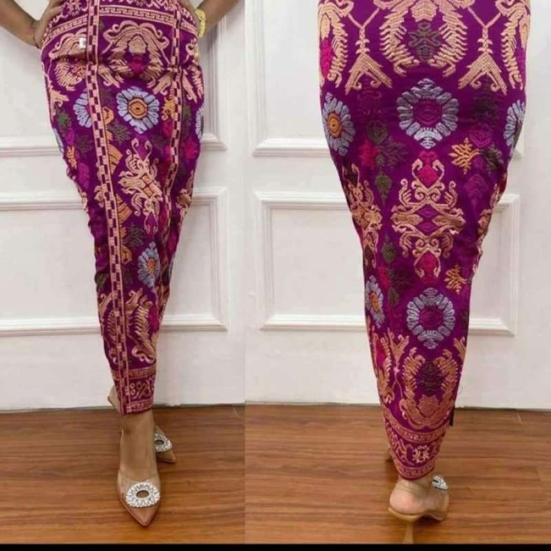 Jual Pakaian Adat Bali Rok Bordir Songket Kamen Jadi Songket Bali Di ...