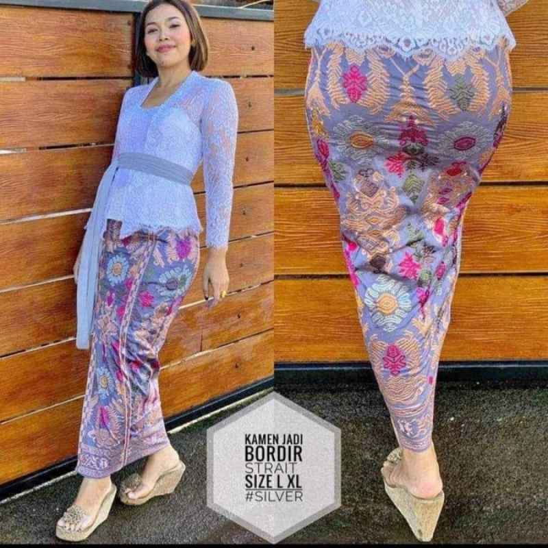 Jual Pakaian Adat Bali Rok Bordir Songket Kamen Jadi Songket Bali Di ...