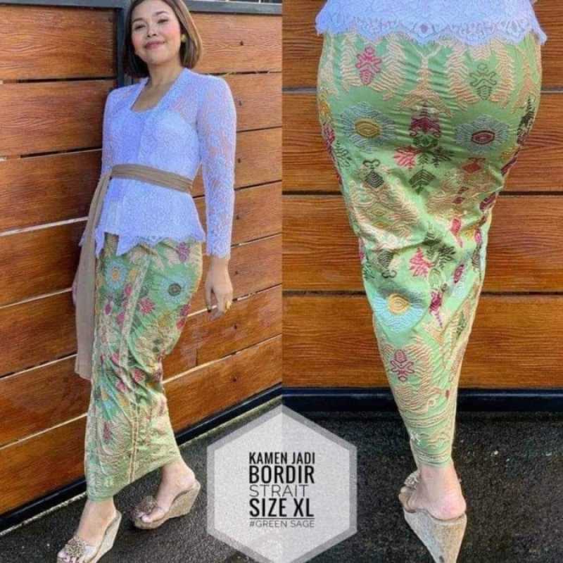 Jual Pakaian Adat Bali Rok Bordir Songket Kamen Jadi Songket Bali Di ...