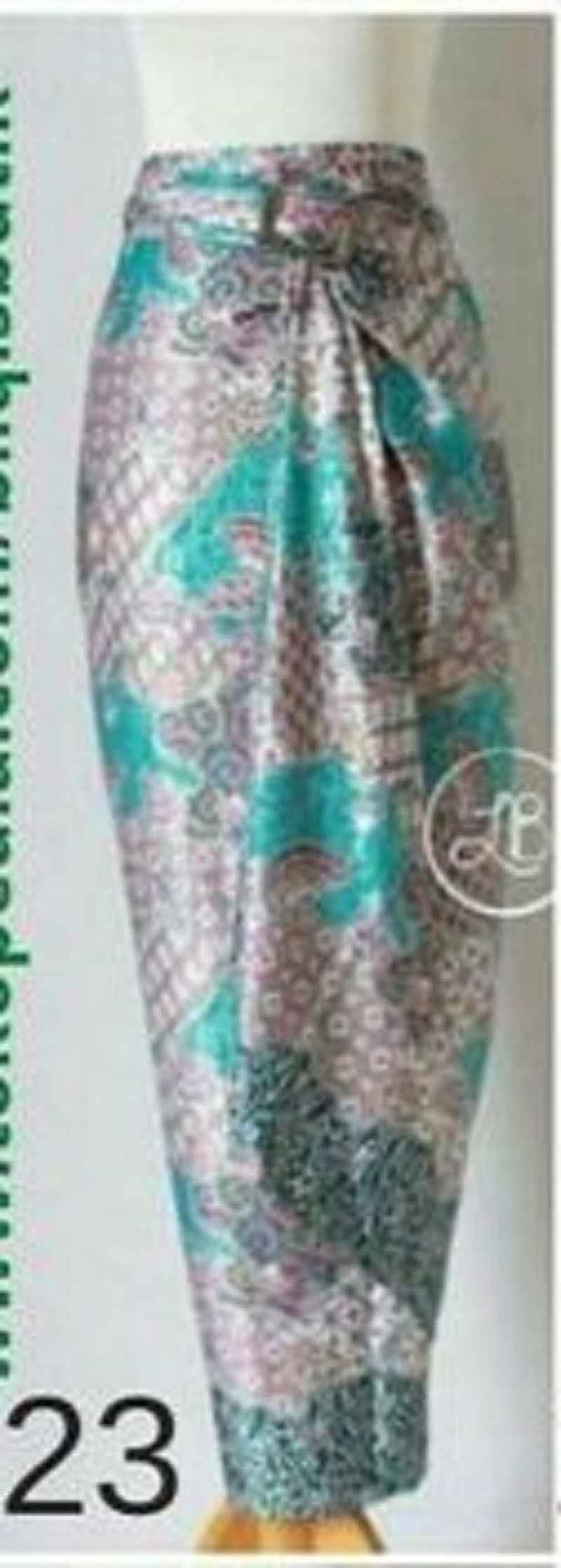 Jual Rok Batik Wanita Kain Lilit Bahan Semi Sutra Panjang Motif Serut ...