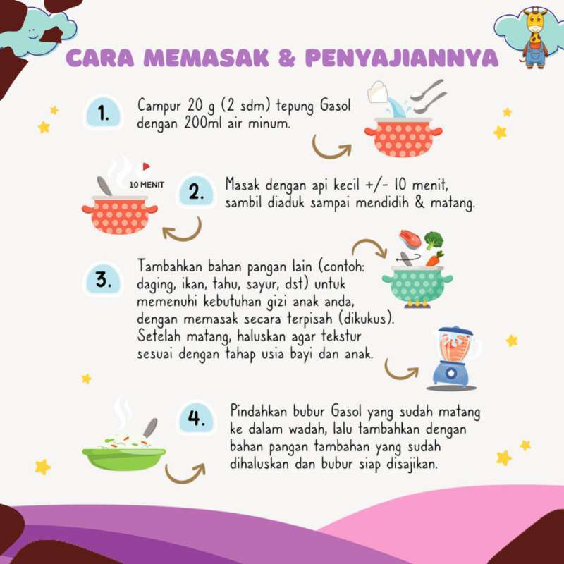 Jual Gasol Organic Flour 200gr - Tepung Mpasi Organik Bayi/anak - Five ...