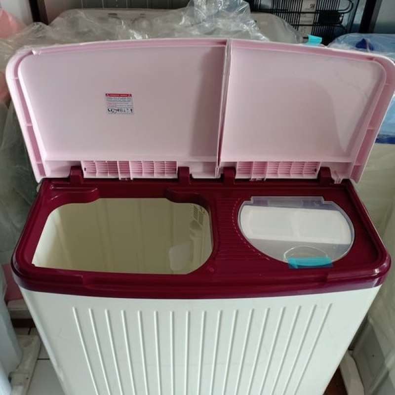 Promo Mesin Cuci 2 Tabung Polytron Pwm 9366 Low Watt Cuci Dan Kering 9 ...