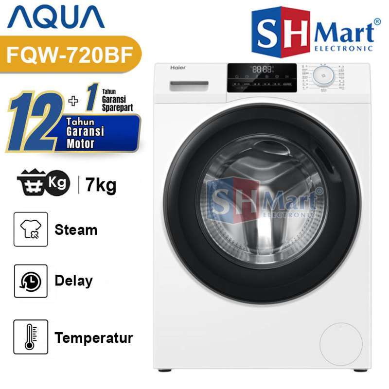 Jual Mesin Cuci Front Loading Aqua 7 Kg Fqw-720bf / 8 Kg Fqw-820bf / 8 ...